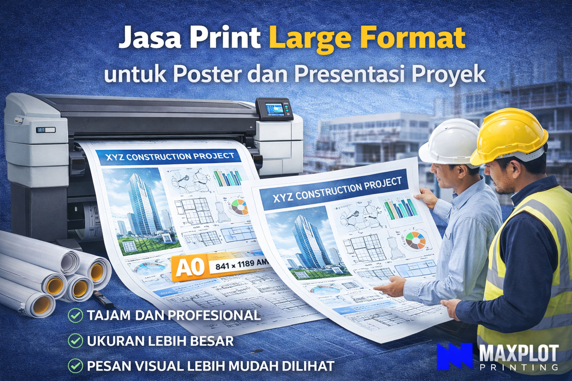 Jasa Print Large Format untuk Poster dan Presentasi Proyek - Maxplot ...
